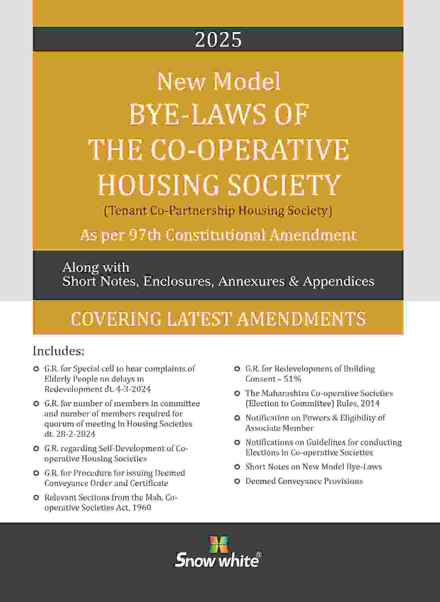 New Model Bye-Laws of the Co-operative Housing Society